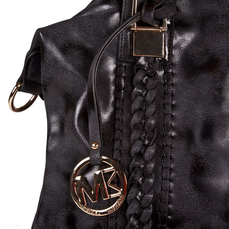 Michael Michelle 'Lola' Medium Vegan Leather Tote Handbag – lithyc.com